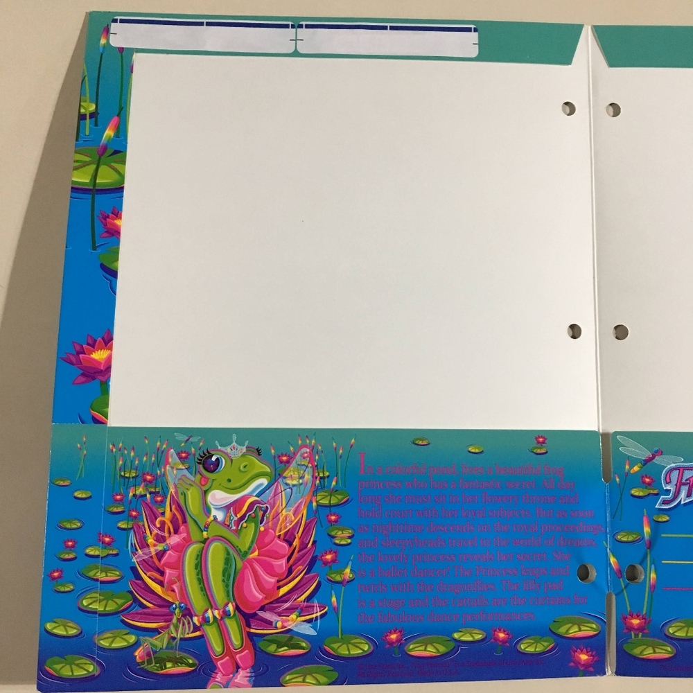 Lisa Frank Vintage 90s Collectible Trends Frog Prince… - Gem